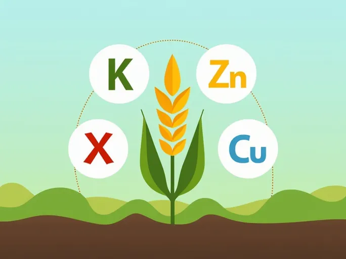 The Effects of Potassium Application on Iron Zinc and Copper Nutritional Levels in Wheat Under 4R Nutrient Management Strategies