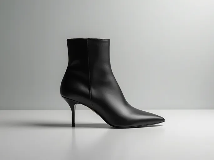Acne Studios Launches Minimalist Matte Black Ankle Boots