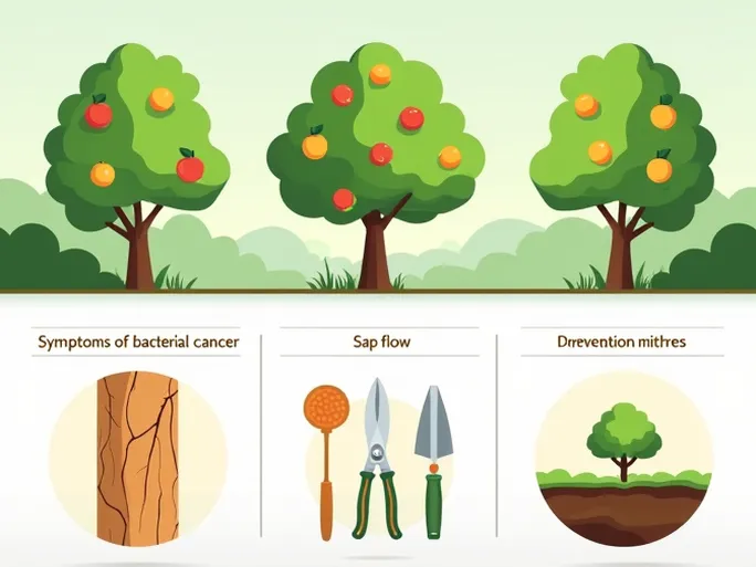 Strategies to Combat Bacterial Canker in Fruit Orchards