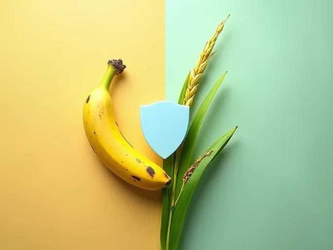 Maneb Fungicide Effective Against Banana Crown Rot and Rice Blast