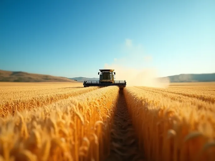 Smart Machinery Boosts Chinas Wheat Harvest Bolsters Food Security