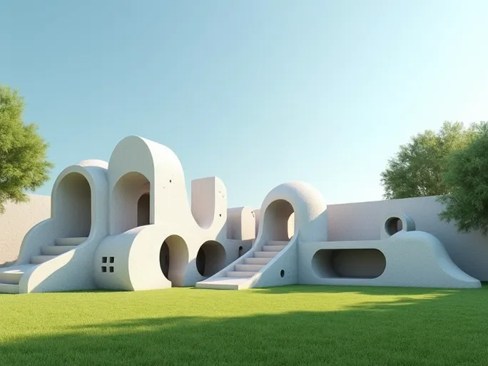 China Unveils 3dprinted Concrete Playground