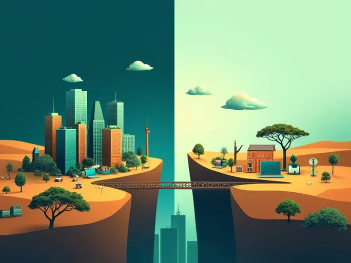 The Digital Divide in Africa Internet Access Disparities Between Urban and Rural Areas
