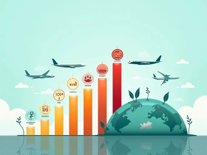 Korean Air Tops Major Airlines in Carbon Intensity, Data Shows