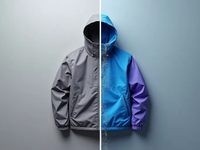 New Colorchanging Polyester Fabric Adapts to Rain