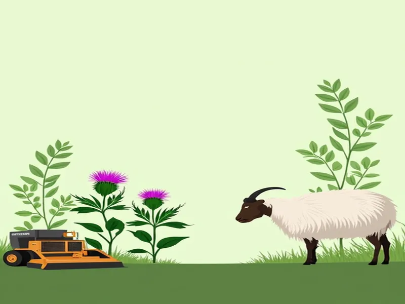 Stainable Agricultural Practices for Chemical-Free Management of Milk Thistle and Macrophylla Knotweed