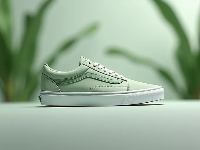 Vans Revives Retro Style with eucalyptus Green Old Skool LX