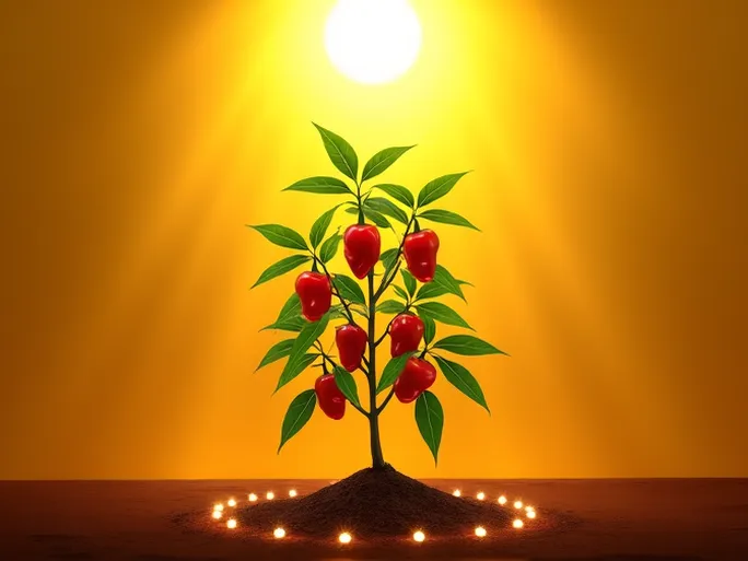 Study Reveals Light Optimization Boosts Chili Pepper Yields