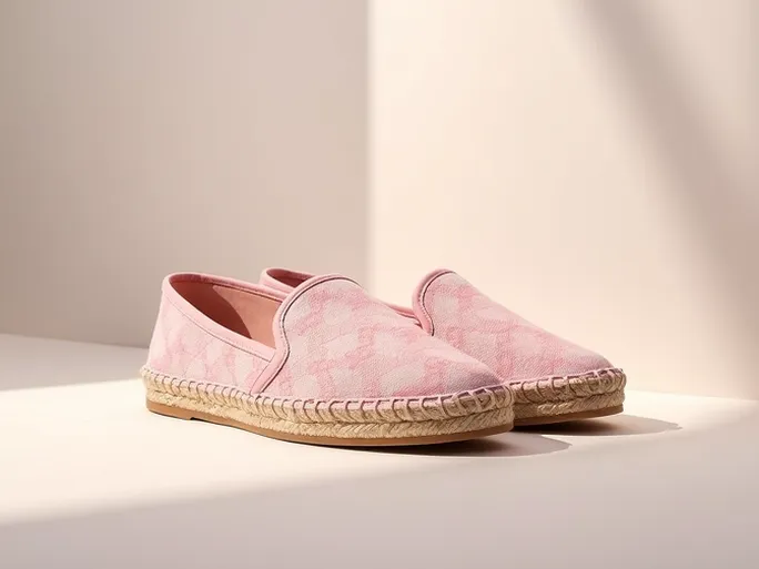 Gucci Launches Blush Pink GG Monogram Espadrilles for Summer