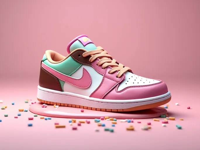 Air Jordan 1 Low donut Custom Colorway Debuts for Sneaker Enthusiasts