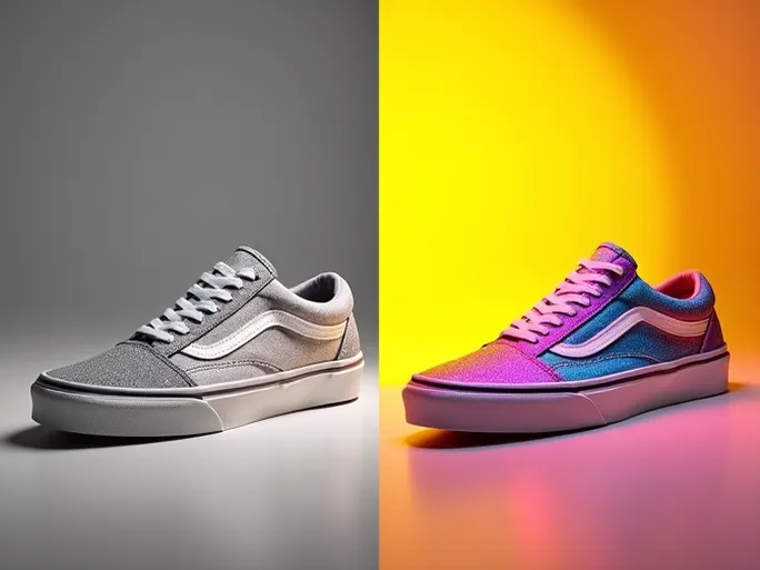 Vans Launches Uvreactive Glitter Old Skool Sneakers