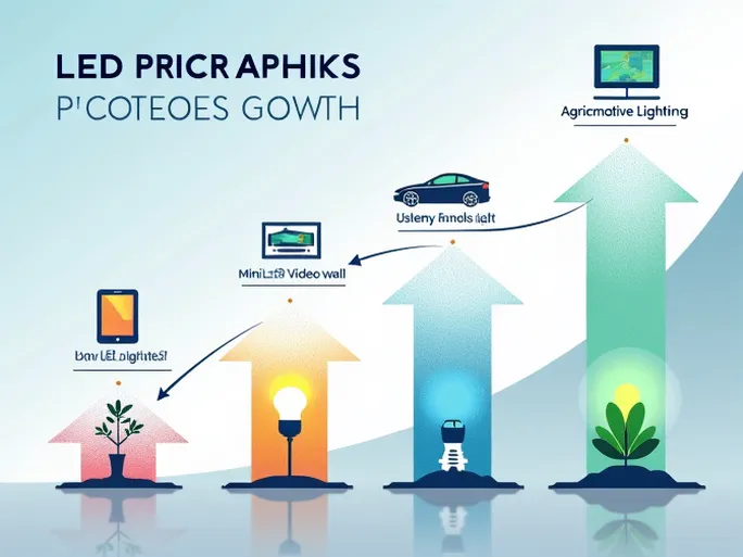 LED Market Value Expected to Reach 13 Billion by 2025 Emerging Sectors Show Multiple Growth Potential