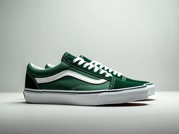 Vans Revives Classic Green and White Old Skool Sneakers