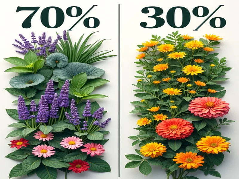 The 70/30 Gardening Rule: Secrets to Creating a Colorful Garden Throughout the Year