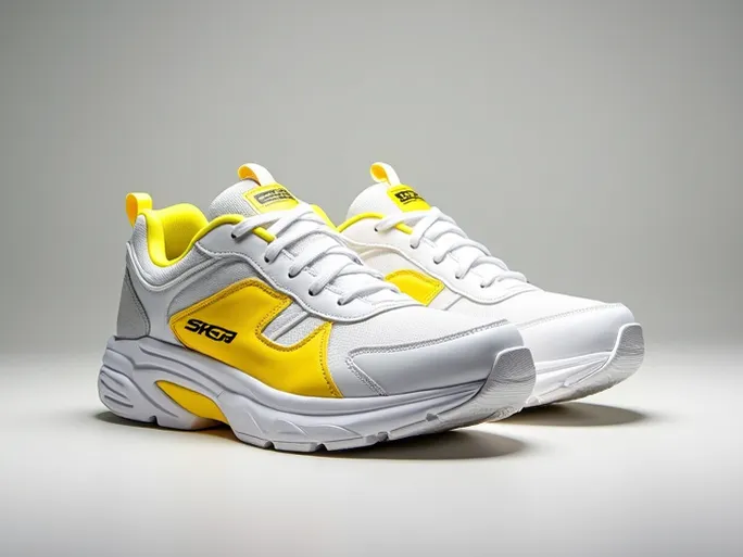 Skechers Launches Comfortable Stamina V3 Sneakers in White and Yellow