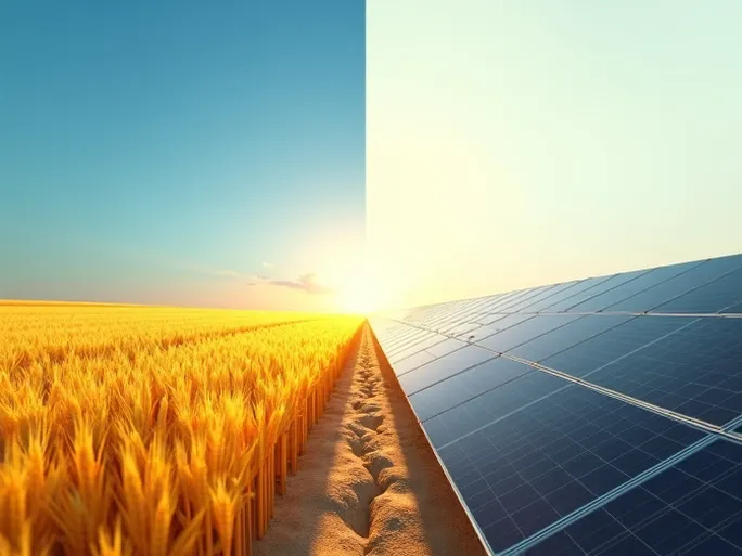 Solar Farms Spark Debate Over Land Use and Food Security