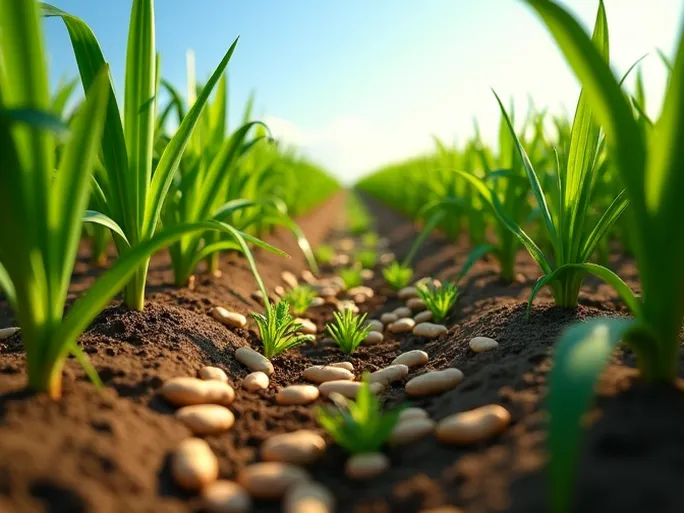 Guangxi Farmers Boost Yields with Sugarcanepeanut Intercropping