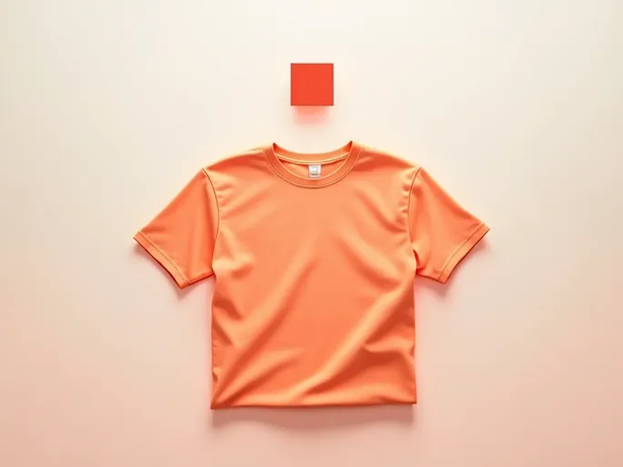 Supremes Light Orange Tee Reflects SS19 Minimalist Trend
