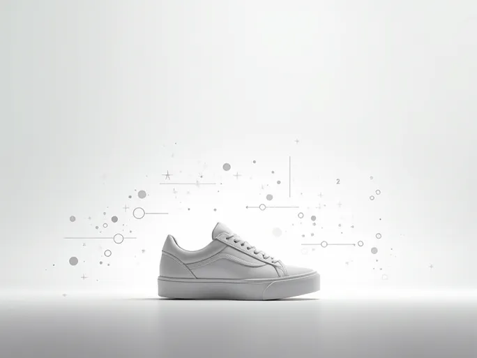Anta Launches Datadriven Skateboarding Shoe in White and Gray