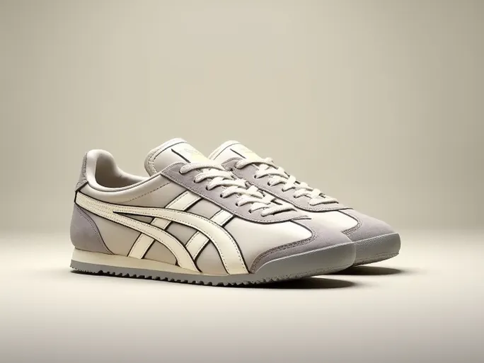 Onitsuka Tiger Relaunches Retro Serrano CL in Cream Steeple Grey