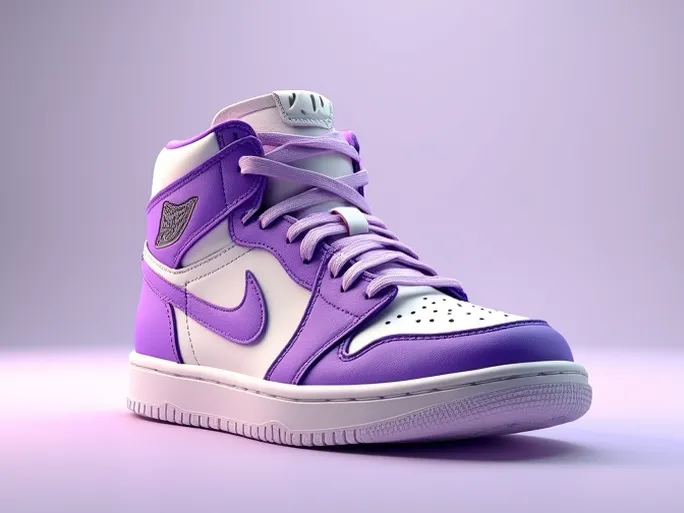 Novelship Unveils Custom Air Jordan 1 taro Cake in Purplewhite Design