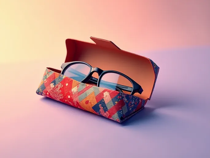 Japaneseinspired Folding Eyeglass Case Blends Tradition with Modern Design