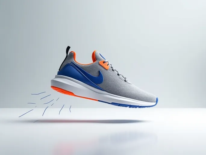 Antas Datadriven Grayblueorange Sneaker Gains Traction