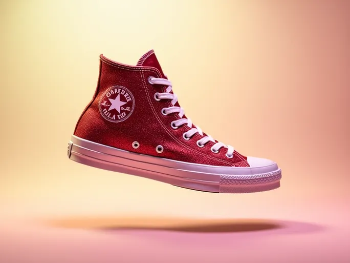 JW Anderson Converse Launch Glittery Cherry Sulphur Chuck 70 Hi