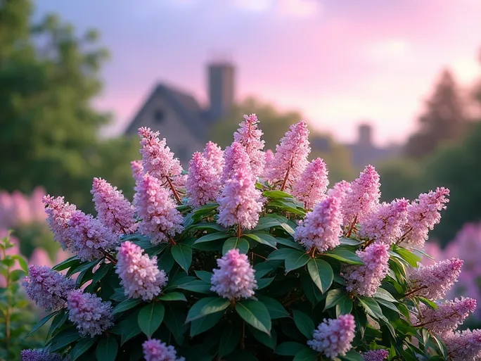 Viburnum Tinus peters Purple Gains Popularity in Garden Design