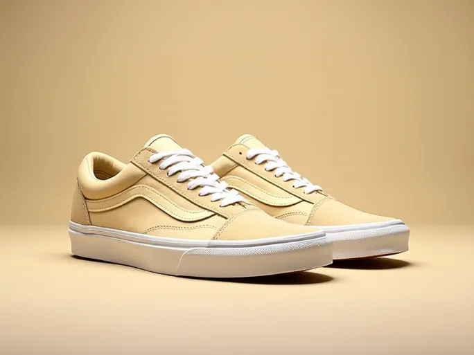 Vans Revamps Classic Old Skool Skate Shoe in Vanilla Custard