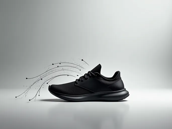 Antas Black Running Shoes Blend Performance and Style
