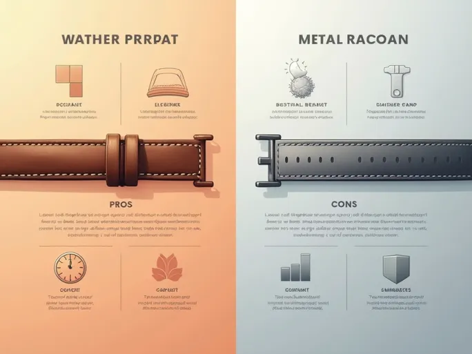 Watch Strap Selection Guide Comparing Leather Straps and Steel Straps