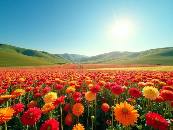 Dalain Zinnia Market Prices Shift in Inner Mongolia