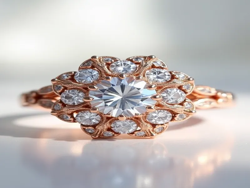 A Precious Edwardian 7.85 Carat Diamond Flower Ring