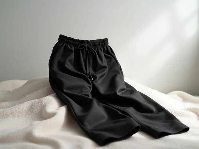 Fear of God ESSENTIALS Launches Stylish Black Drawstring Pants