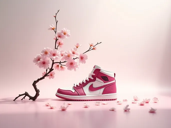 Air Jordan 1 Mid CLOT Debuts Sakurainspired Valentines Design