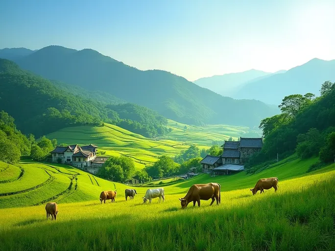 Sustainable Livestock Farm Sets Example in Rongshui County