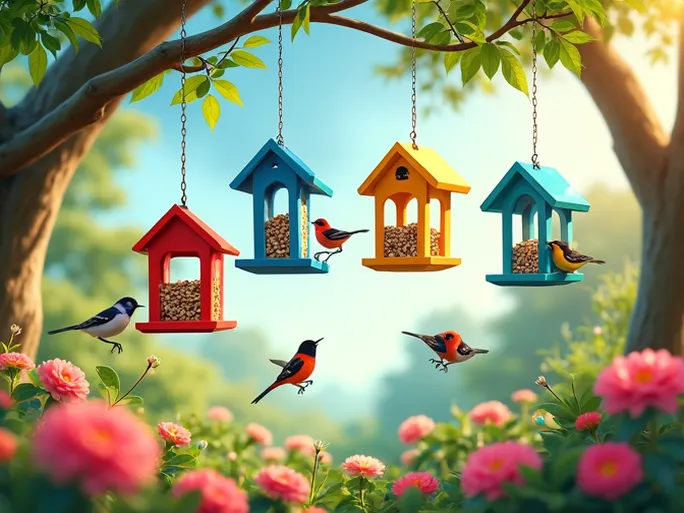 DIY Bird Feeders from Recycled Containers Boost Garden Wildlife