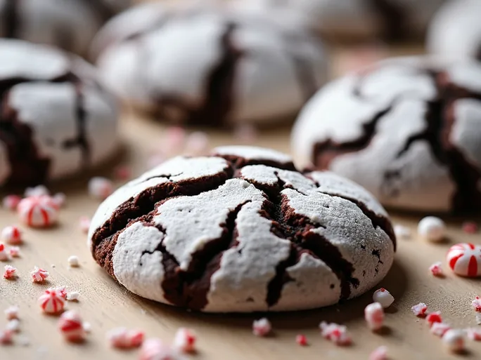Festive Chocolate Peppermint Cookies Gain Holiday Popularity