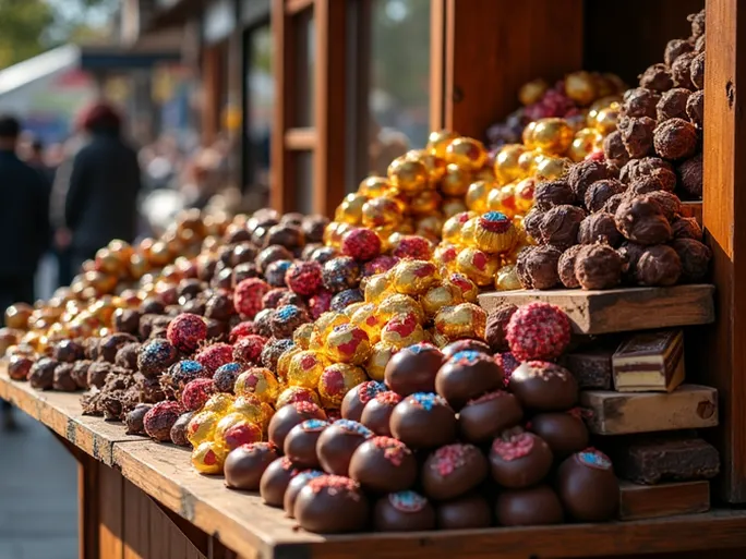 Street Markets Drive Bulk Chocolate Sales With Discounts