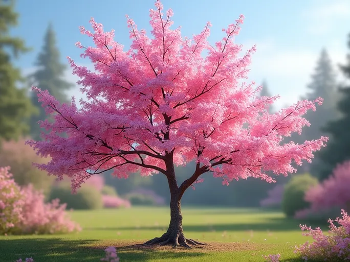 Early Spring Brings Vibrant Redbud Blooms to Ching Region