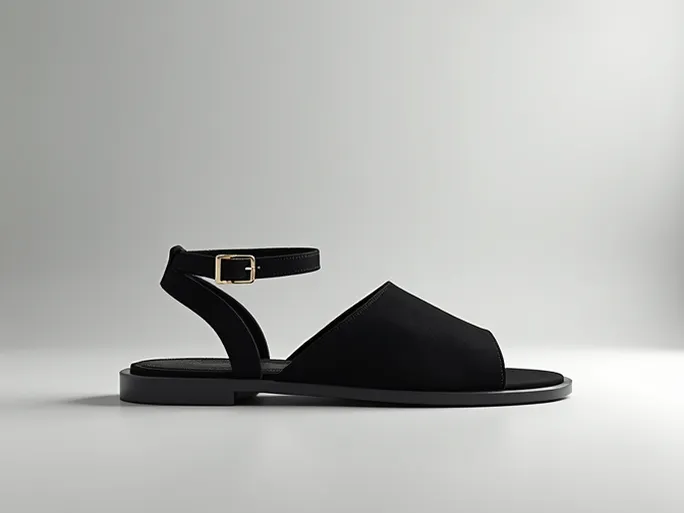 Stuart Weitzmans Suede Sandals Embody Timeless Black Elegance