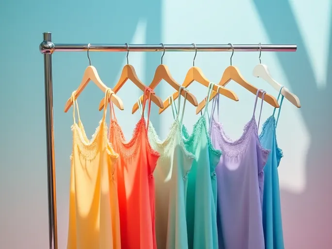 Summer Fashion Trends Styling with Colorful Camisoles