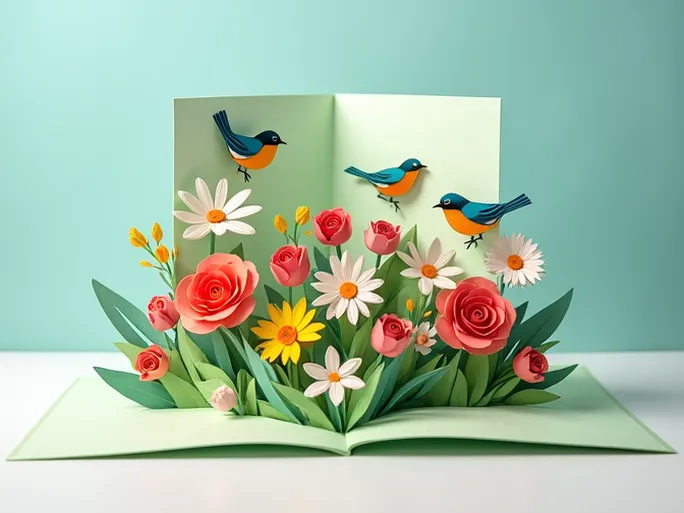 3D Birdsong Card Combines Art with Natures Sounds