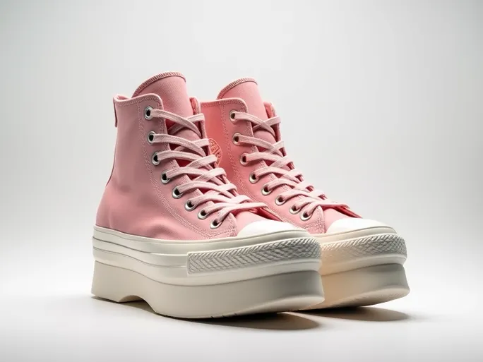 Converse Launches Pastel Pink Platform Sneakers for Style Boost