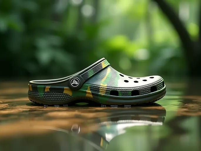 Salehe Bembury Crocs Launch Camo Juniper Clog
