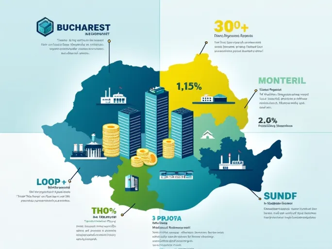 Bucharest Dominates Romania's FDI with €64.6 Billion Inflows