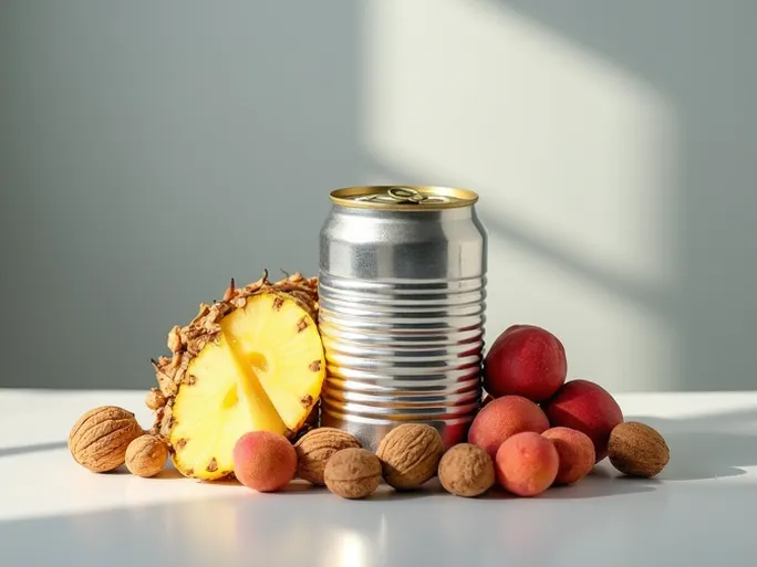 Walnut Lychee and Pineapple Juice Trends Rise in Canned Beverage Market