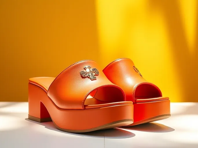 Gucci Debuts Bold Orange GG Sandals for Summer