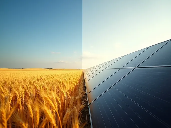 Solar Farms Spark Debate Over Land Use and Food Security